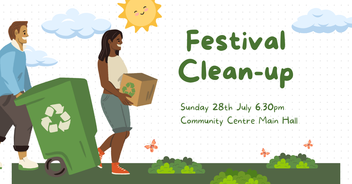 Festival Clean up 28th July - Whitehead Community Association