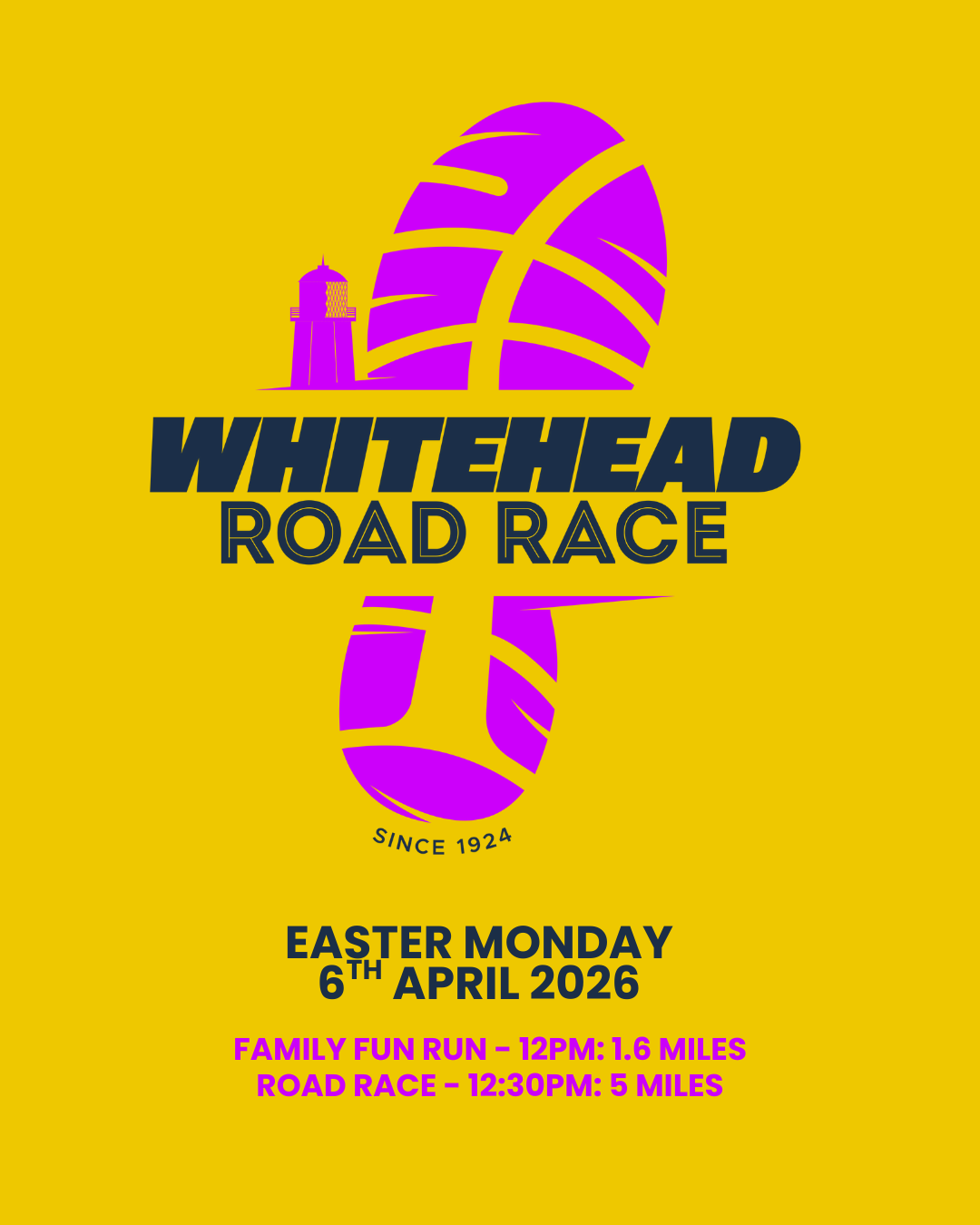 Whitehead Easter Road Race 2026 - Whitehead Community Association